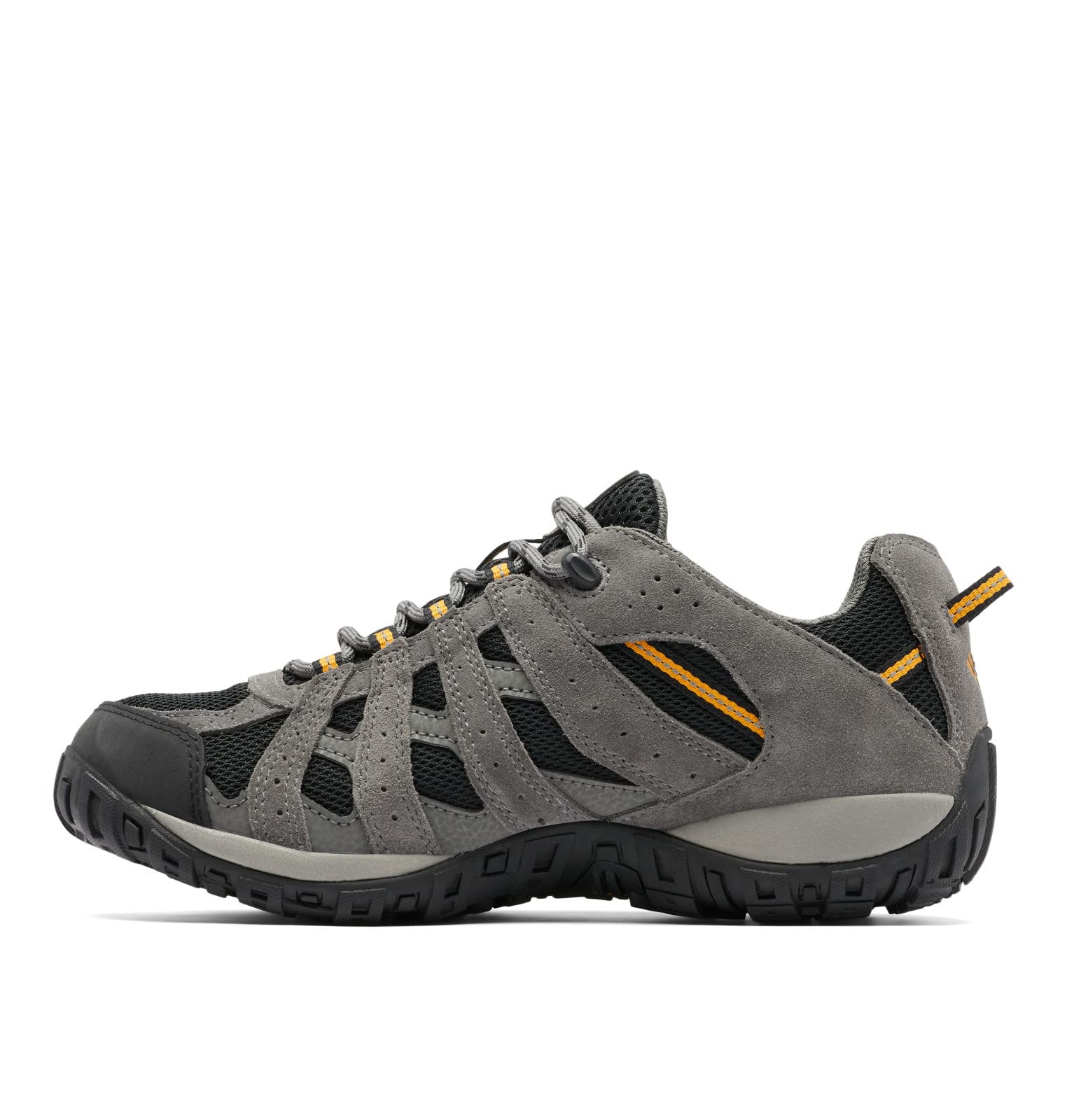 Columbia Men's Redmond Waterproof Hiking Shoe, Black, Squash, 10 D US