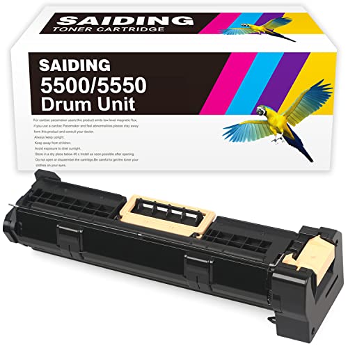 SAIDING Remanufactured Drum Unit Replacement for 113R00670 Drum Cartridge for Xerox Phaser 5500 5550 Printer (1 Black)
