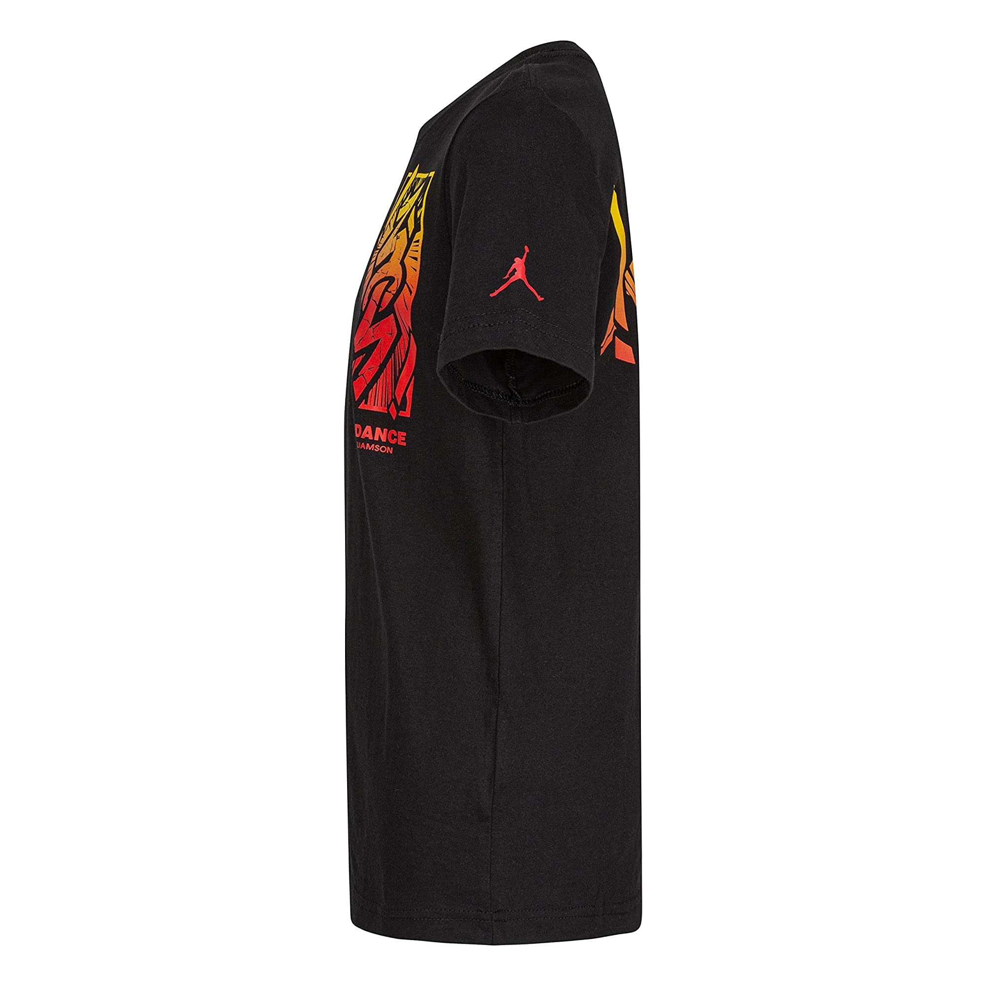 Jordan Boy's Zion Let's Dance Tee (Big Kids) Black LG (14-16 Big Kid)