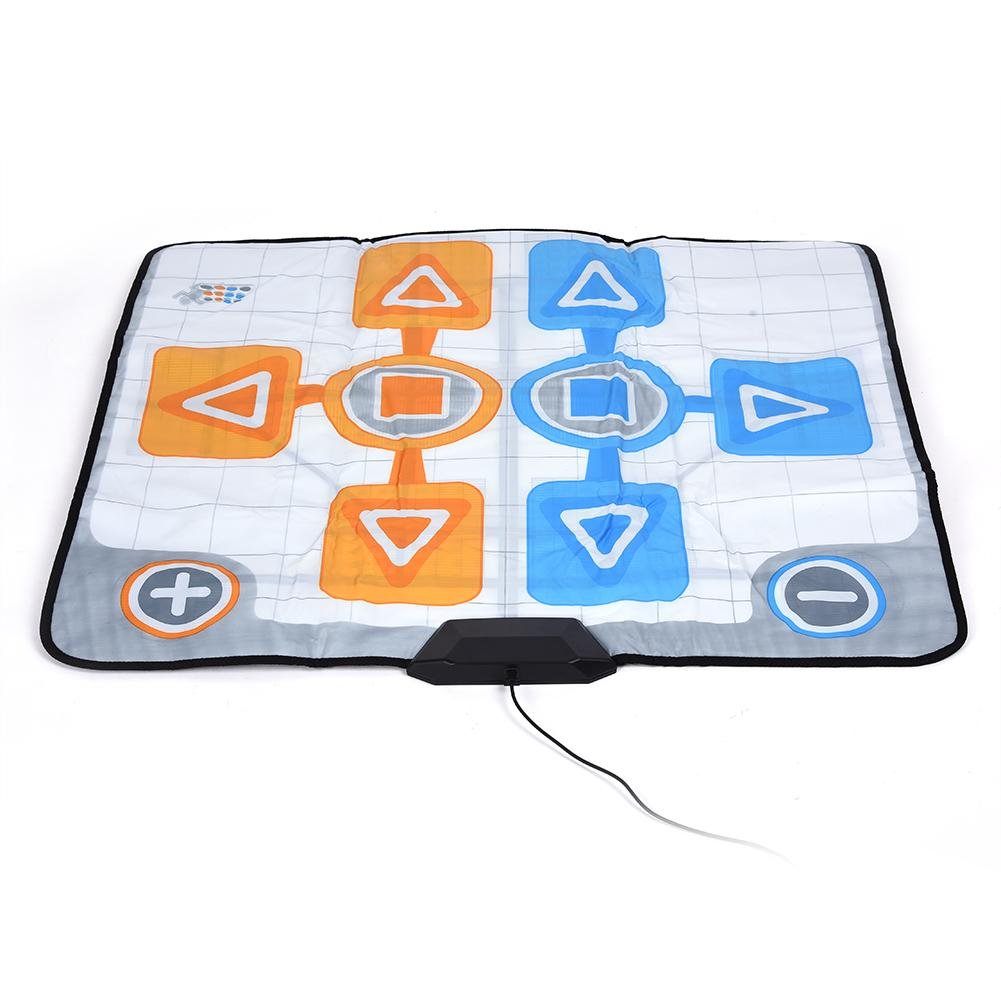 Sonew Double Person Non-slip Party Dancing Pad Dance Mat Compatible for Nintendo Wii Console Game