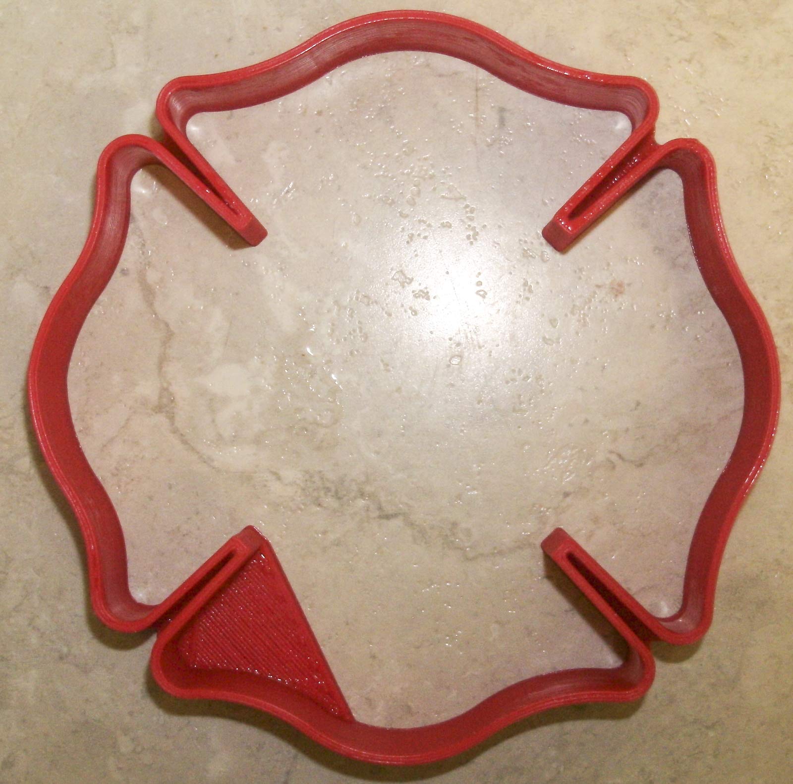 FIRE STATION RESCUE DEPARTMENT LOGO CROSS SYMBOL OUTLINE COOKIE CUTTER MADE IN USA PR911