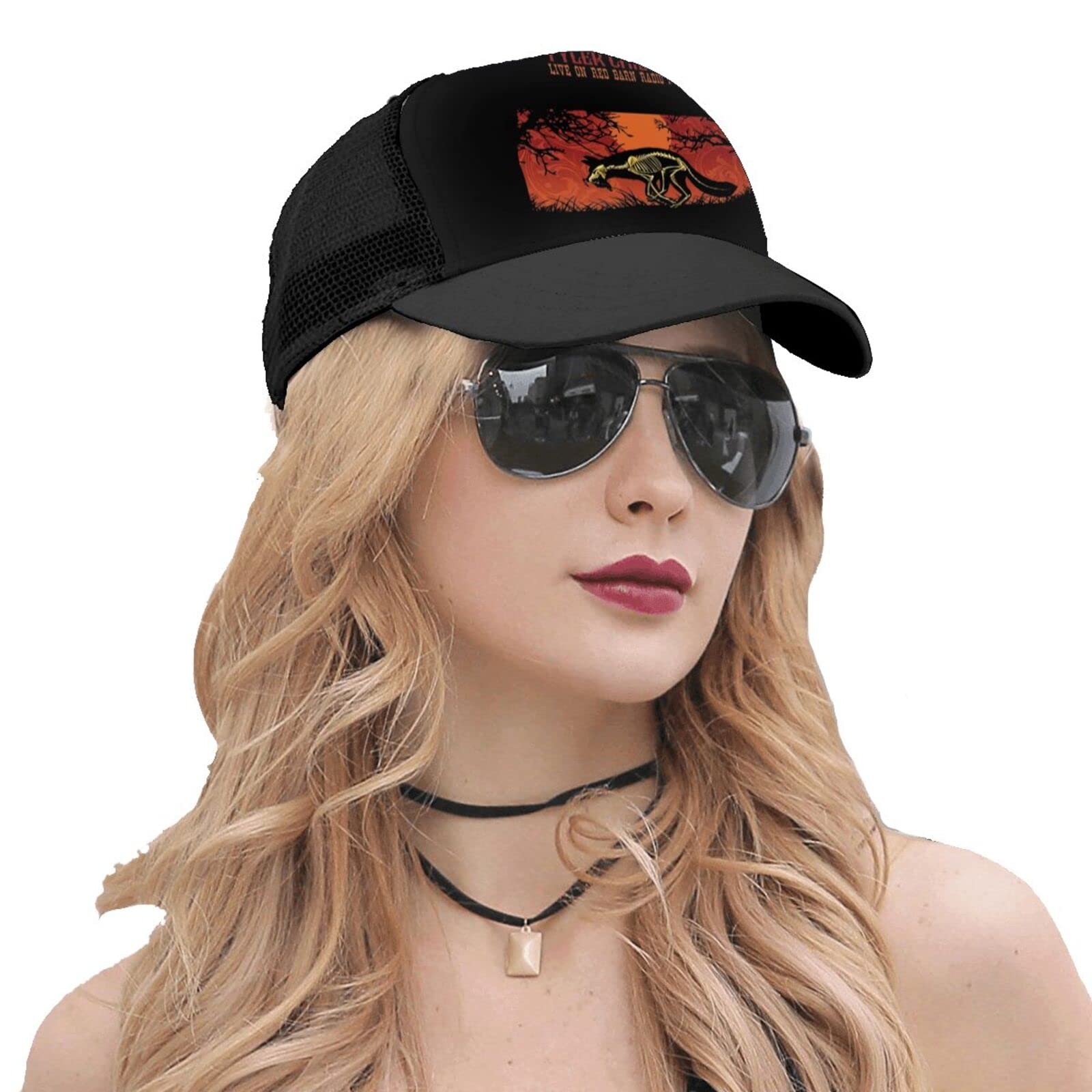 Dankinger Tyler-Childers Mans Womans Mesh Trucker Baseball Cap Run Cap Adjustable Trucker Cap Outdoor Sports Wear Black