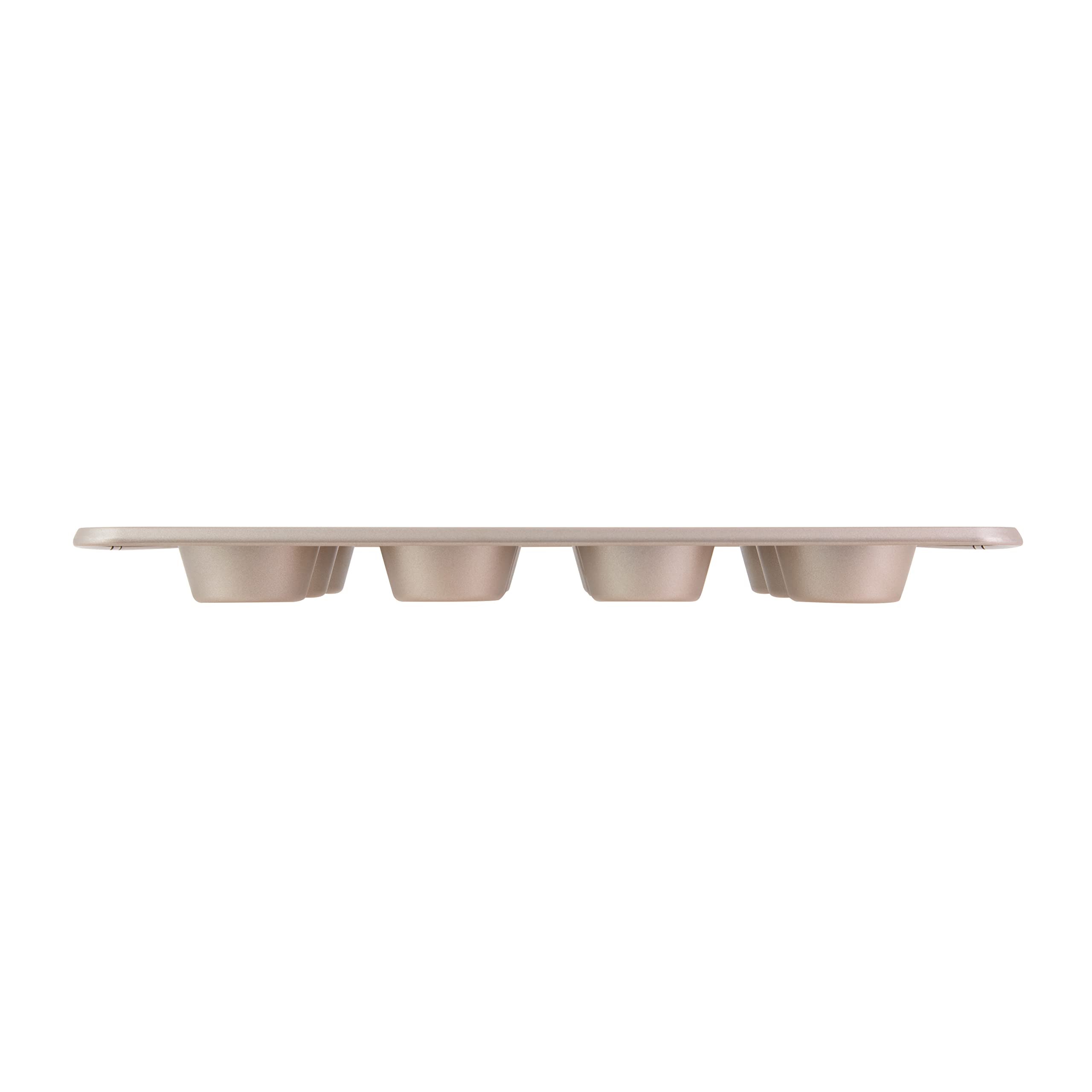 Chicago Metallic Everyday Non-Stick 12 Cup Muffin and Cupcake Pan. Perfect for creating evenly sized muffins, cupcakes, egg cups, and more