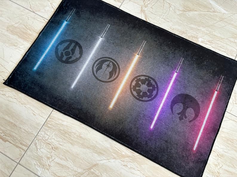 Generic Starwars Rug, Starwars Emblem Rug, Boys Room Rug NL396.3 (47βx70β)=120x180cm = 3.9 ft x 5.9 ft