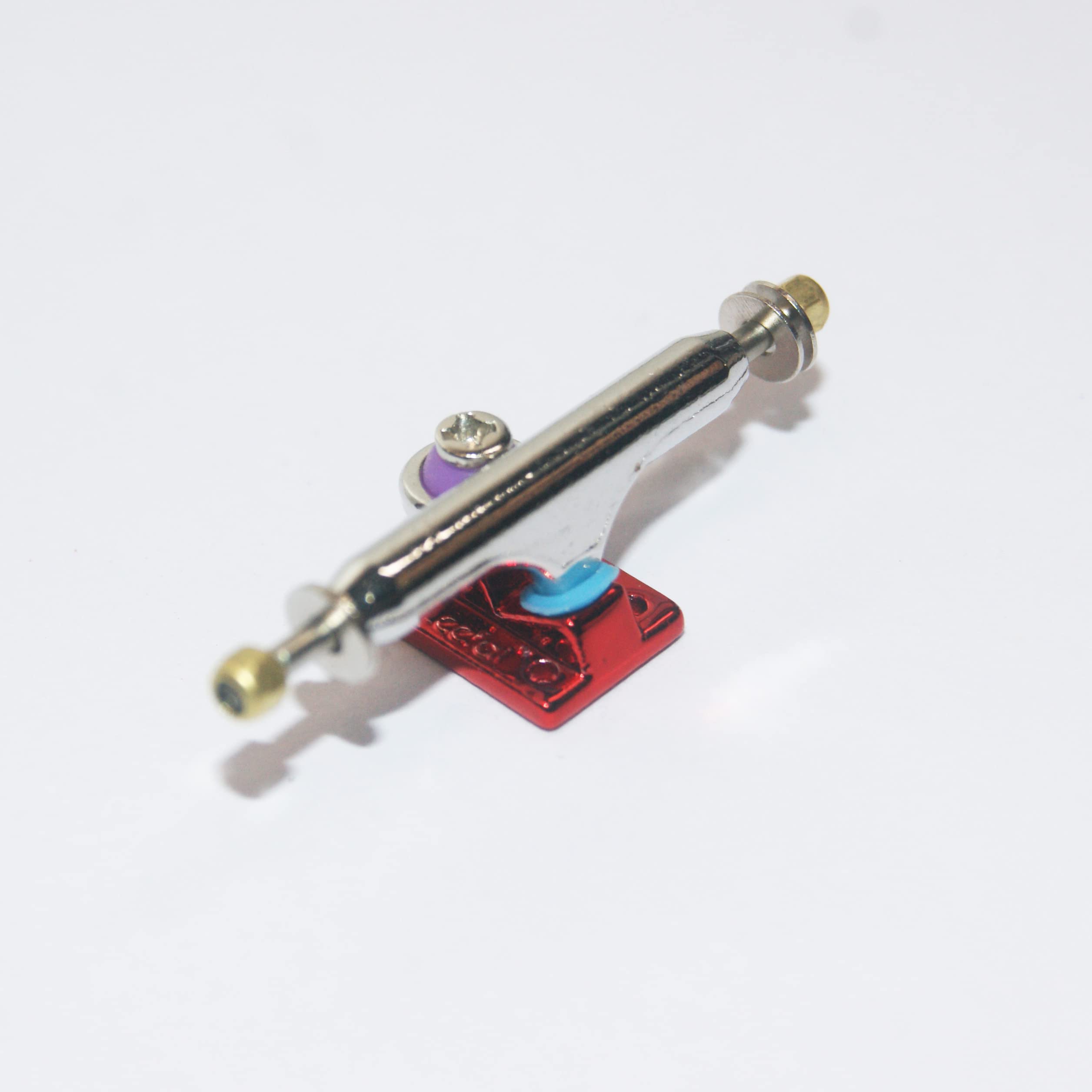 Fingerboard Trucks with Upgraded , 34mm Width - Professional Shape, Appearance & Components (red)