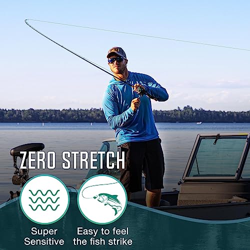 Piscifun Onyx Braided Fishing Line Advanced Superline Braid Lines 150Yd 6lb Green