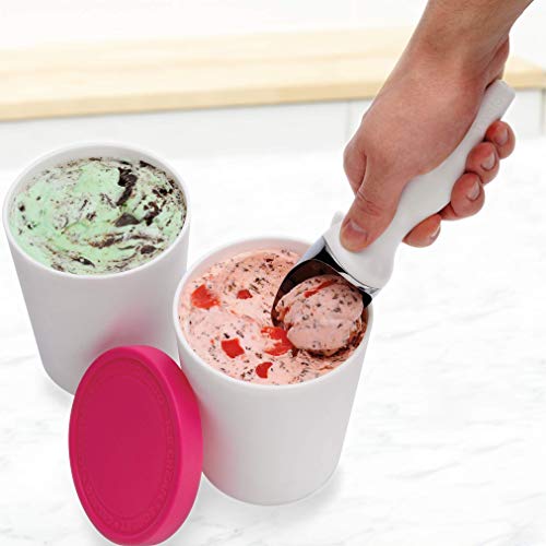 Tovolo Tight-Fitting, Stack-Friendly, Sweet Treat Ice Cream Tub, Pistachio
