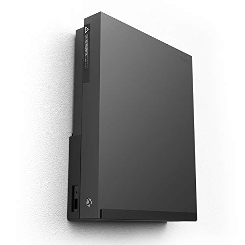 Monzlteck WX-X Wall Mount for Xbox ONE X, Steel Mount Wall Holder Bracket for Xbox 1X,Near or Behind TV