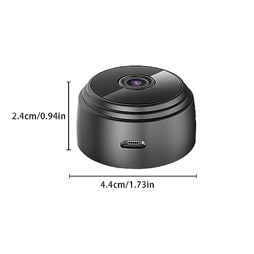 Gosuguu Mini 1080P HD Camera Wireless WiFi for Home - Security Cam Night Vision Motion Detects with 360Β° Adjust Snake Tube,Built-in 320mA Battery,Support 2.4GHZ WiFi