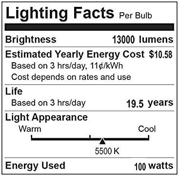 KRLED Post Top Light 100W LED Circular Area Light Dusk to Dawn (Photocell Including 13000Lm 5500K Pure White Garden Pole Lights Fixture for Street Yard Garden