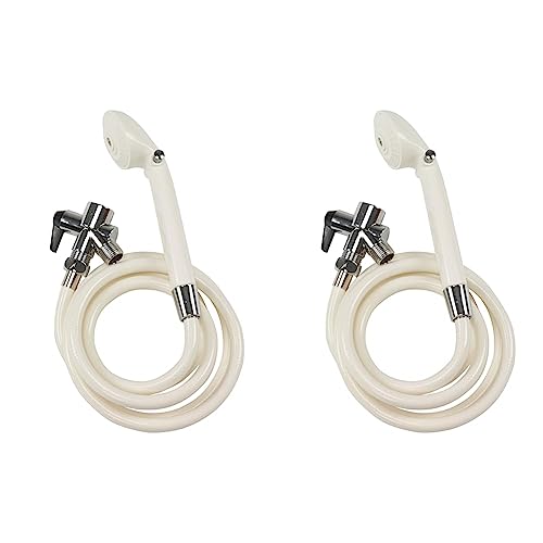 Drive Medical Deluxe Shower Spray, White, Pack of 2