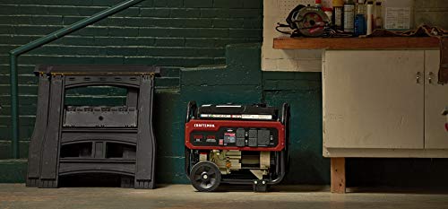 Craftsman 3500 Watt Portable Generator with CO Detection Technology, 4375 Starting Watts 3500 Running Watts, Powered by Briggs & Stratton