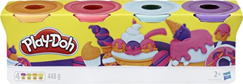 Play-Doh Classic Colors Wave- Purple,Blue, Pink, Orange