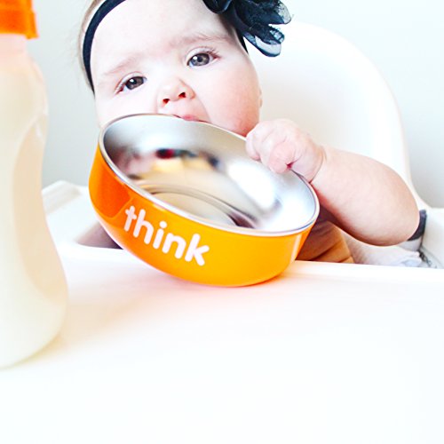 Thinkbaby Low Rise BPA Free Baby Bowl (Orange)