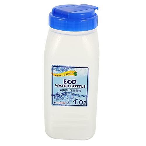 HOMSFOU Korean Style Cold Water Jug Clear Plastic Pitcher Glass Water Bottle Lemon Pitcher Plastic Water with Lid Orange Juice Beverage Pp Adorable Plastic Kettle Wattle Jug Milk Bottle