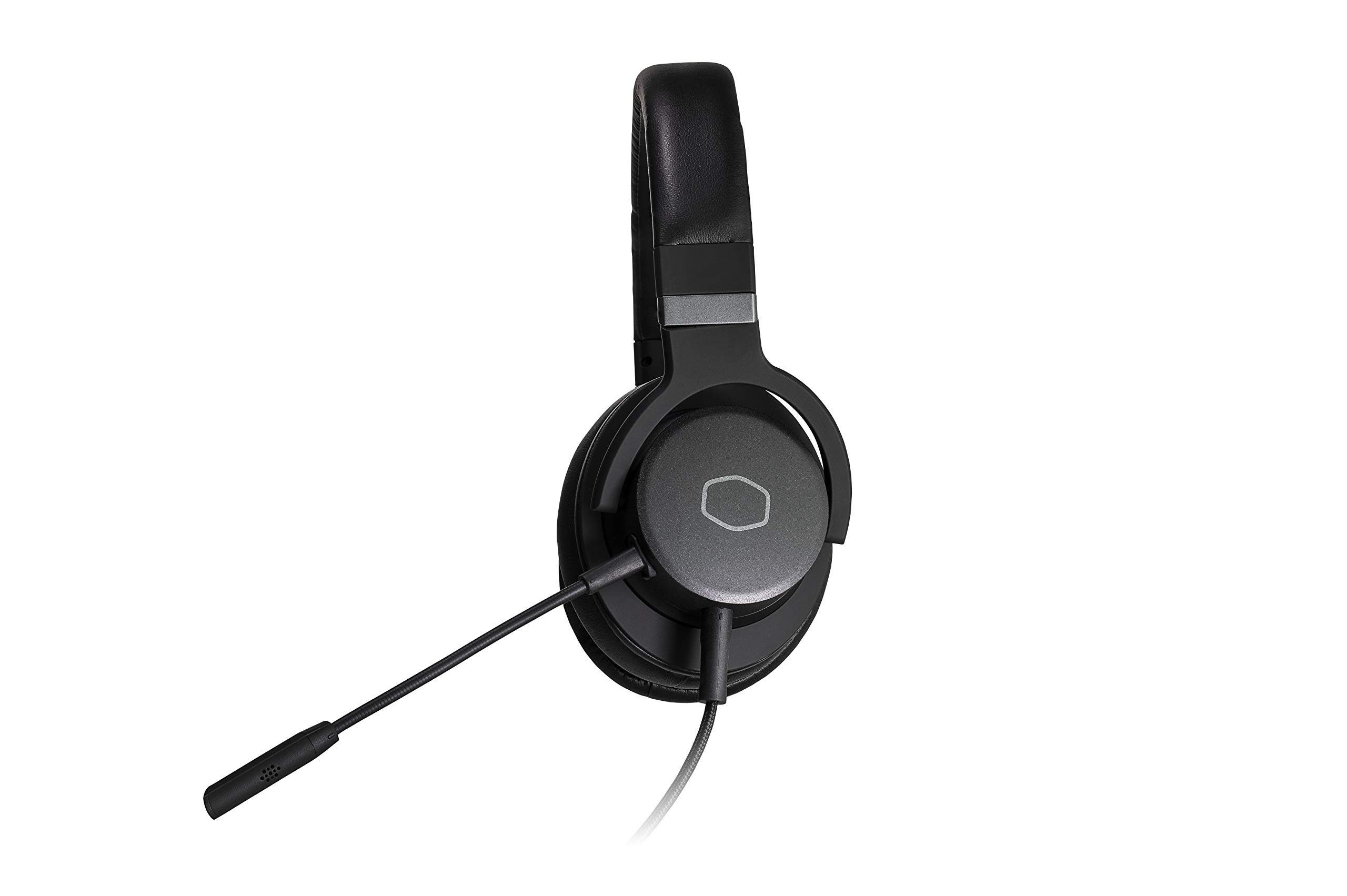 Cooler Master MH-752 MH752 Gaming Headset With Virtual 7.1 Surround Sound, Plush Earcups, and Omni-Directional Boom Mic, Black