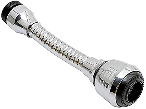 Faucet Extension Tubes,360° Water Swivel Faucet,Splash-Proof Faucet, Adjustable Tube Bathroom Extension Water Tap Kitchen Accessories