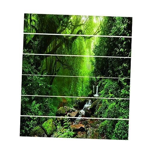 Housoutil Thicken Stairs Stickers Staircase Wall Decor Staircase Stickers Stairs Decals Staircase Decals PVC Stair Decor Mural Stair Stickers Decorative Paintings Digital