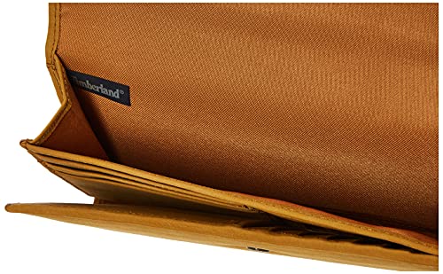 Timberland Women's Leather RFID Flap Wallet Clutch Organizer