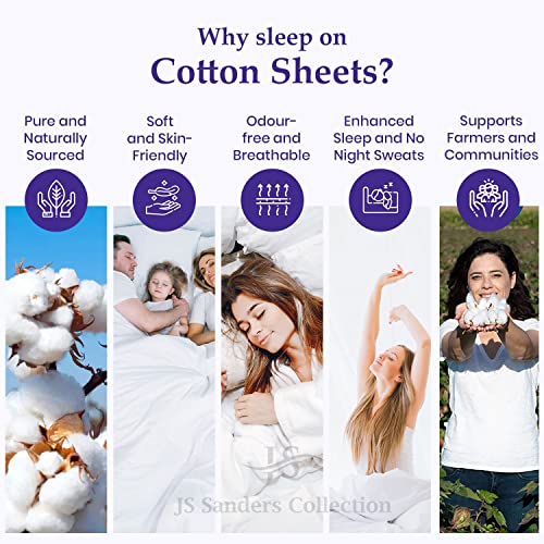 JS Sanders Collection 100% Egyptian Cotton Universal XL-V Berth The Best Boat XL-V Berth Bedding Fits mattresses up to 8β Depth Sheet Set - 1000 Thread Count Navy Blue