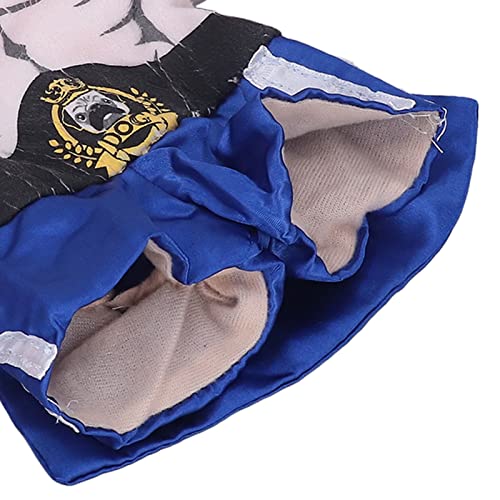 PENO Pet Halloween Costume, Stylish Dog Cosplay Clothes Boxing Clothes Exquisite Printing Cat Clothes for Parties