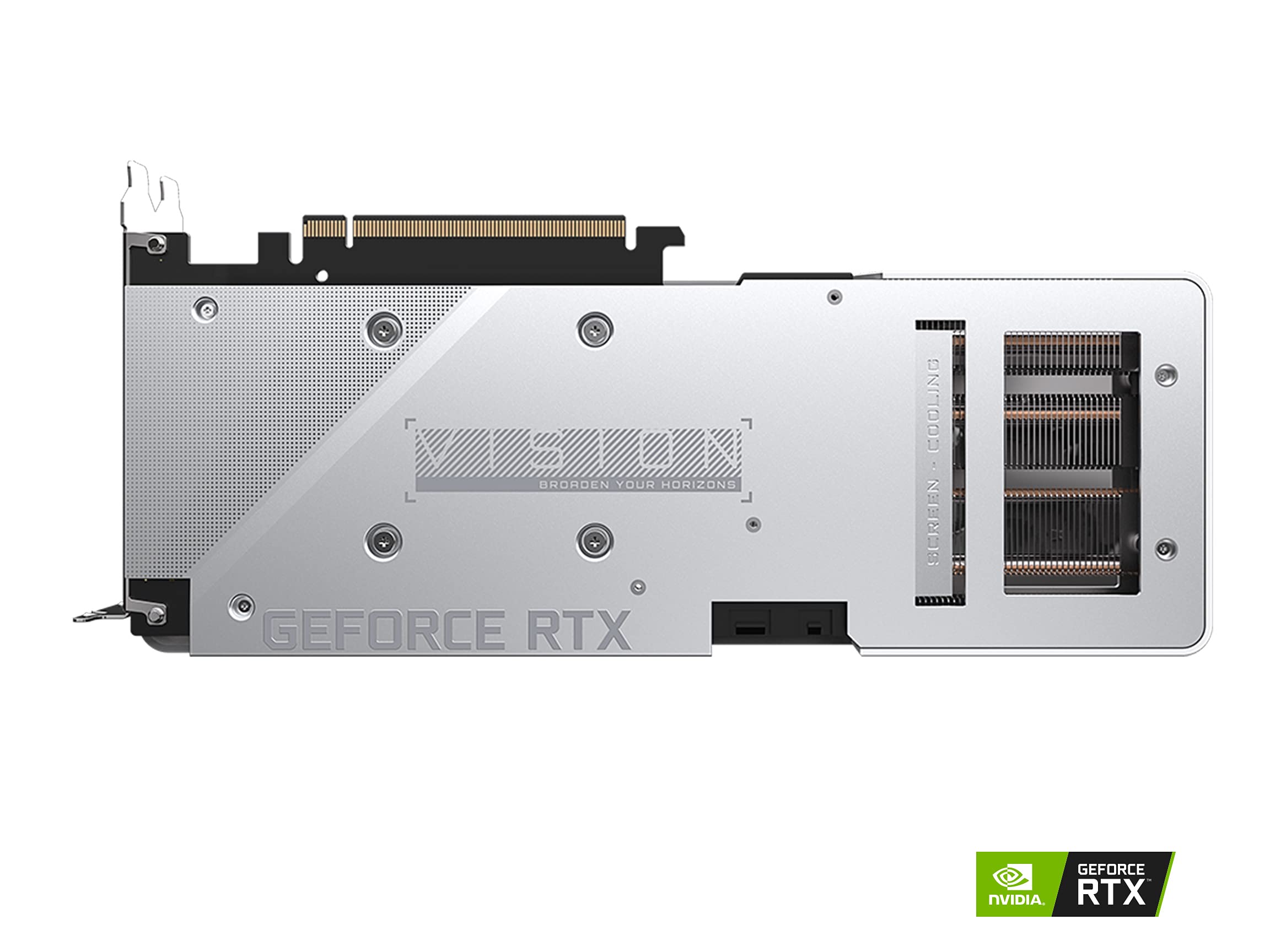 GIGABYTE GeForce RTX 3060 Ti Vision OC 8G Graphics Card, WINDFORCE 3X Cooling System, LHR, 8GB 256-bit GDDR6, GV-N306TVISION OC-8GD REV2.0 Video Card (Renewed)
