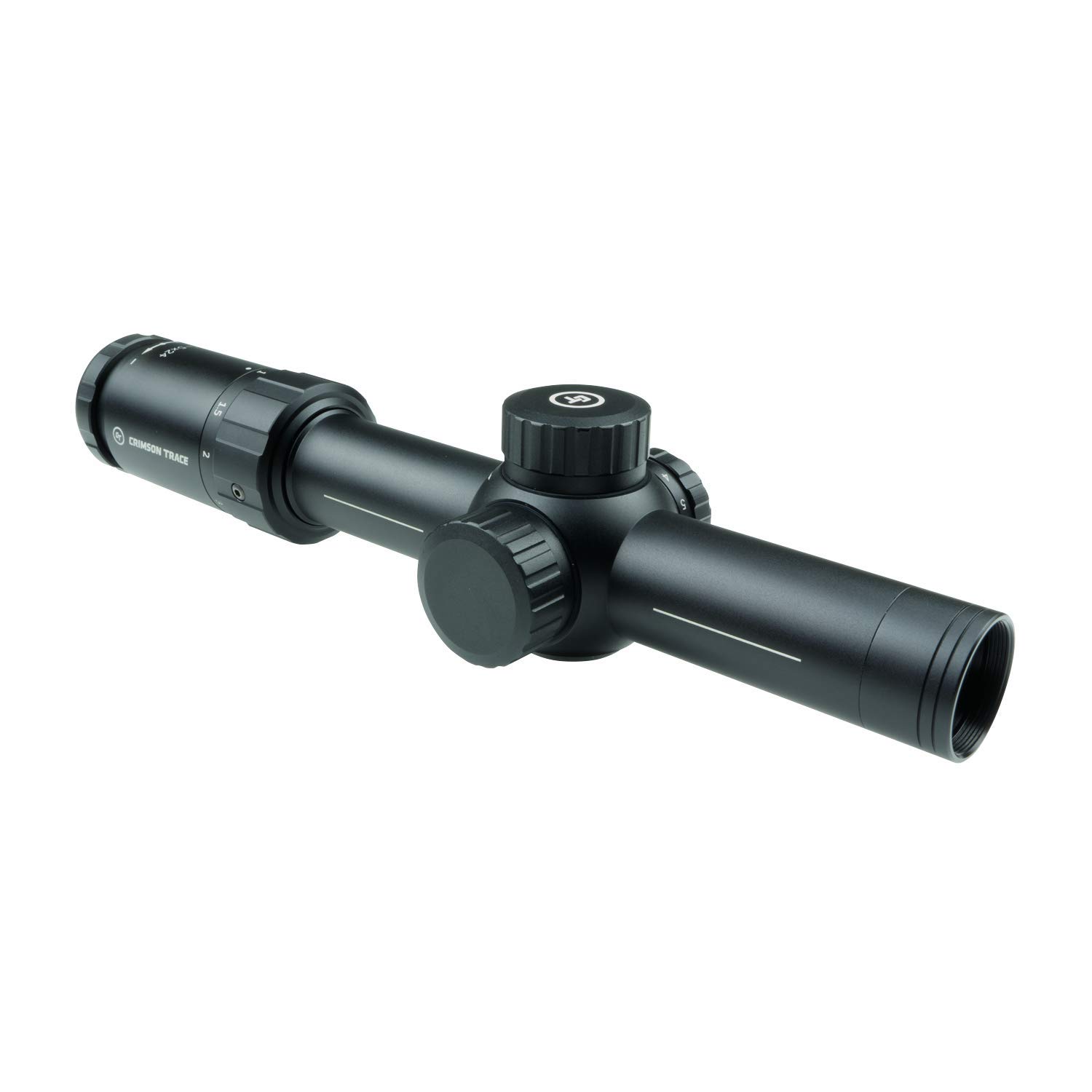 Crimson Trace CTL-5108 1-8x28mm 5 Series Short-Range Tactical Riflescope with FFP, Illuminated MIL Reticle and Zero Reset for Shooting, Competition and Range, 50 mm Objective Lens Diameter
