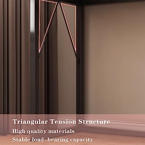 Makeup Desk With Drawers and Mirror Light Make Up Vanity Station Brightness Adjustable Vanity Table Set With Lots Storage Hidden And Open Storage Shelves White Vanity Desk Vanity for Women Girls
