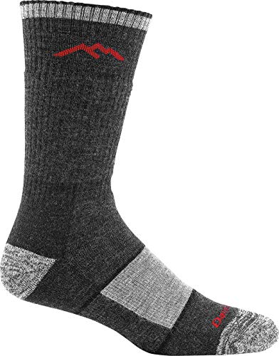 Darn Tough Men's Hiker Book Sock Full Cushion (Style 1405) Merino Wool, Black (X-Large 12.5-14.5) - 6 Pack