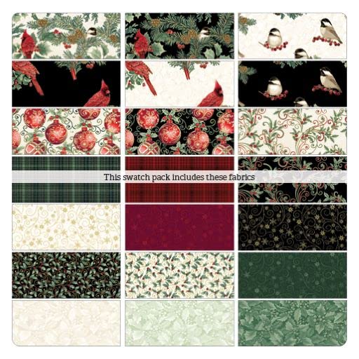 Christmas Elegance 42 10" Charm Pack/Jackie Robinson by Benartex