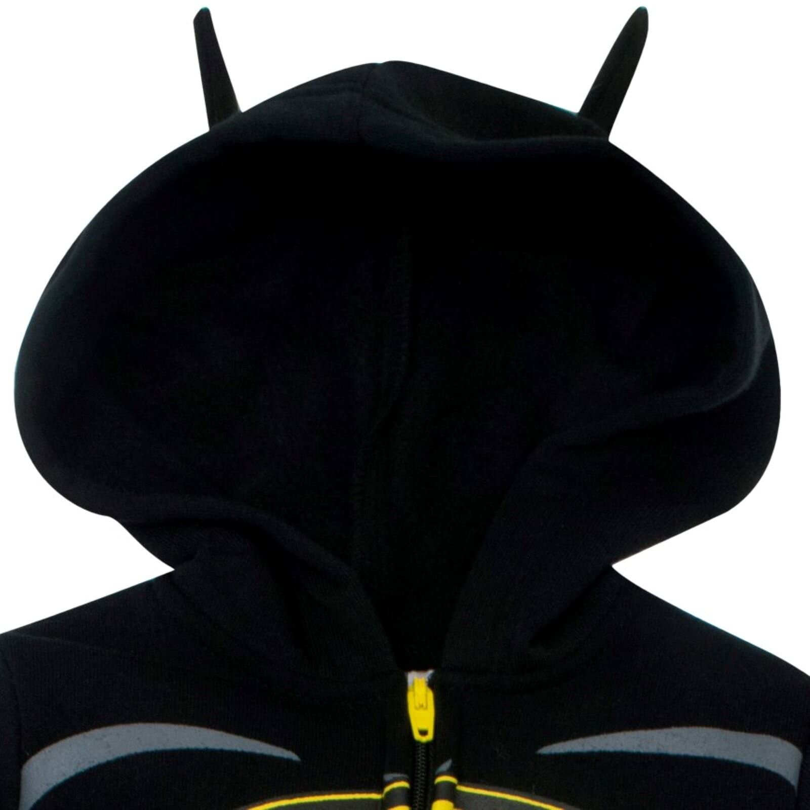 DC Comics Justice League Batman Little Boys Zip Up Cosplay Costume Coverall and Cape Logo 7