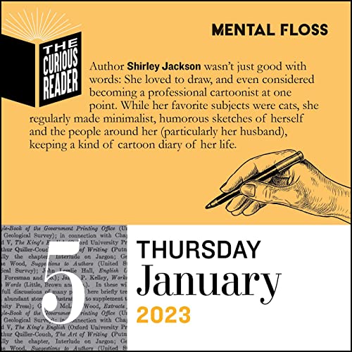 The Curious Reader 2023 Day-to-Day Calendar: Literary Miscellany for Book Lovers
