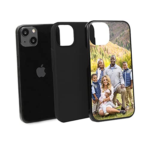 Guard Dog Custom iPhone 13 Case β Custom Photo β Make Your Own Protective Hybrid Case (Black/Black)