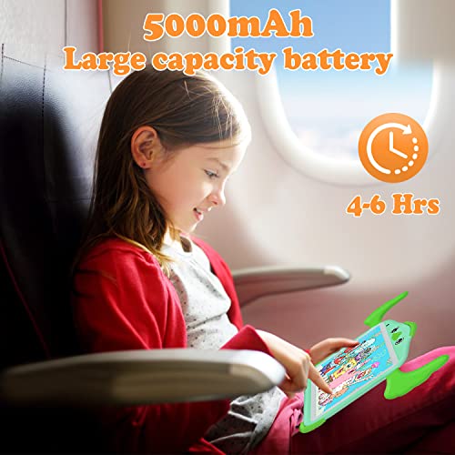 Tablet for Kids 10 inch Kids Tablet 2GB 32GB Android 11 Kids Tablet PC with Kid-Proof Case 1280 * 800 HD Display, Toddler Tablet with Parental Control, Dual Camera, WiFi(Green)