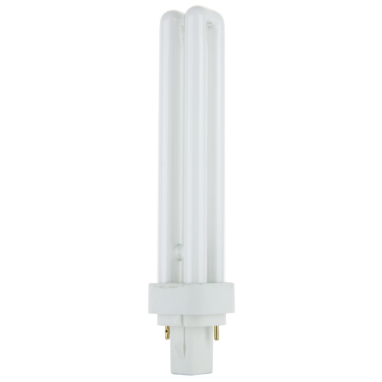 Sunlite PLD26/SP41K/10PK 4100K Cool White Fluorescent 26W PLD Double U-Shaped Twin Tube CFL Bulbs with 2-Pin G24D-3 Base (10 Pack)