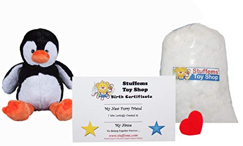 Make Your Own Stuffed Animal Mini 8 Inch Tux The Penguin Kit - No Sewing Required!