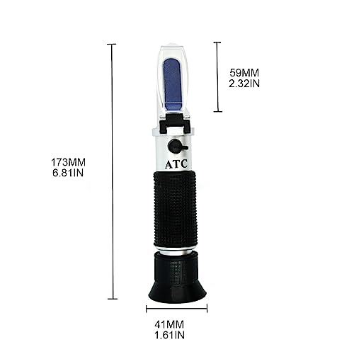 Instrument Measurement Refractometer Portable Handheld-Sugar Content Concentration Meter For Honey-Fruit Soup