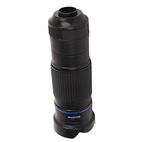 Phone Telescope Lens, HD Phone Zoom Lens Portable Clip on Design Coated Lens for Travel