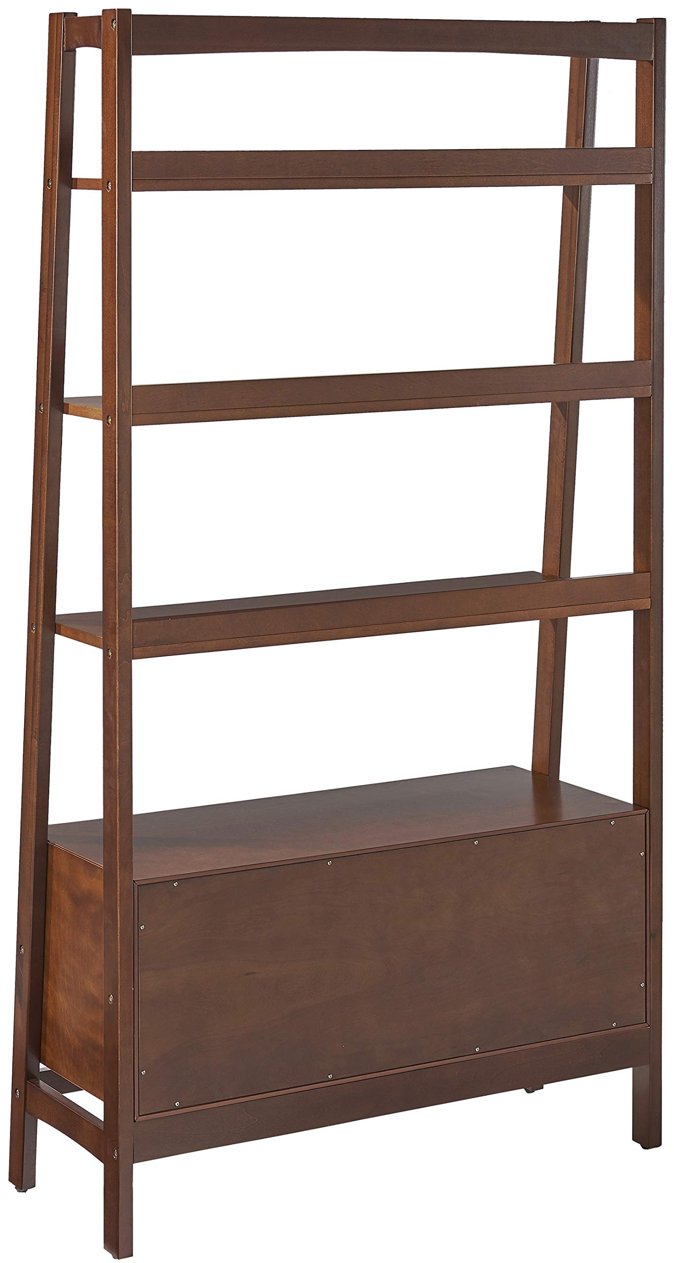Crosley Furniture Landon Large Etagere Bookcase, Mahogany