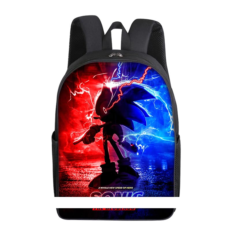 KAAUSE Kids Backpack 3D Cartoon Printed School Bags Travel Backpack 16 Inch Bookbag Gifts For Teens Boys Red