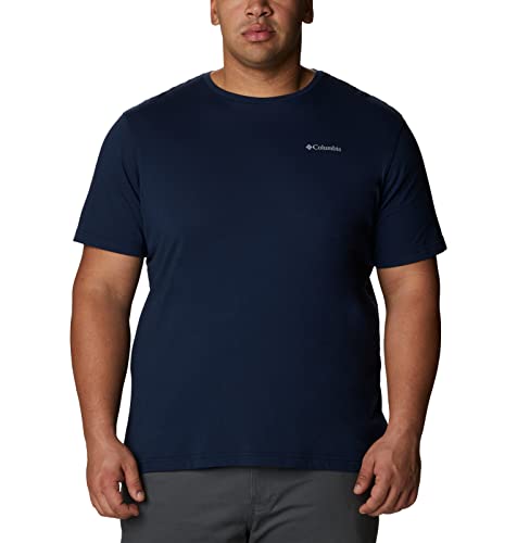 Columbia Men's Thistletown Hills Short Sleeve, Collegiate Navy Heather, Medium