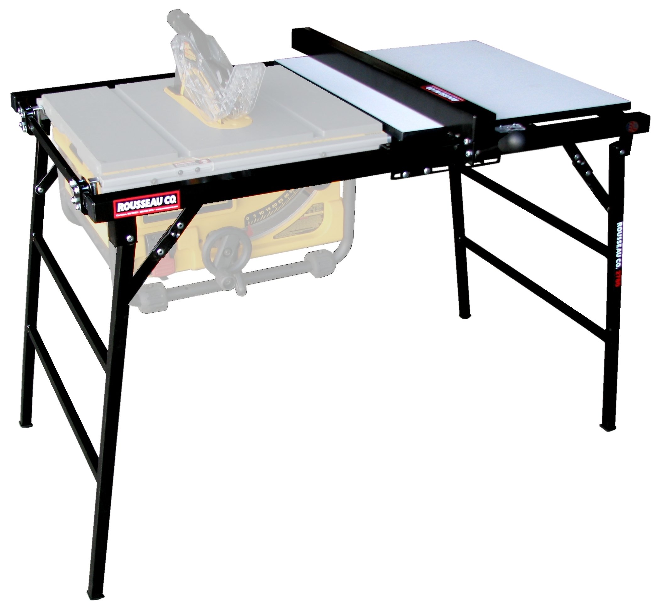 Rousseau 2780 Table Saw Stand for Smaller Portable Saws (REPLACES: Rousseau Models 2745 and 2700-XL)