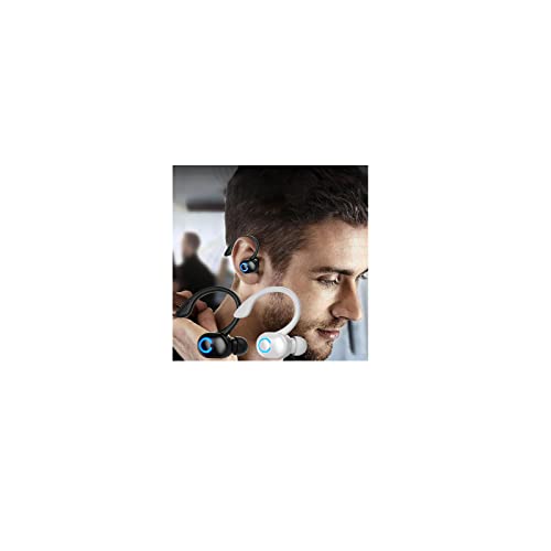 GURSAC Bluetooth Earhook Headset Wireless Bluetooth 5.2 Ultralight Business Wireless Headset with Noise-Canceling Boom Microphone for Office Home Business Commercial Use Online Teaching/Learning