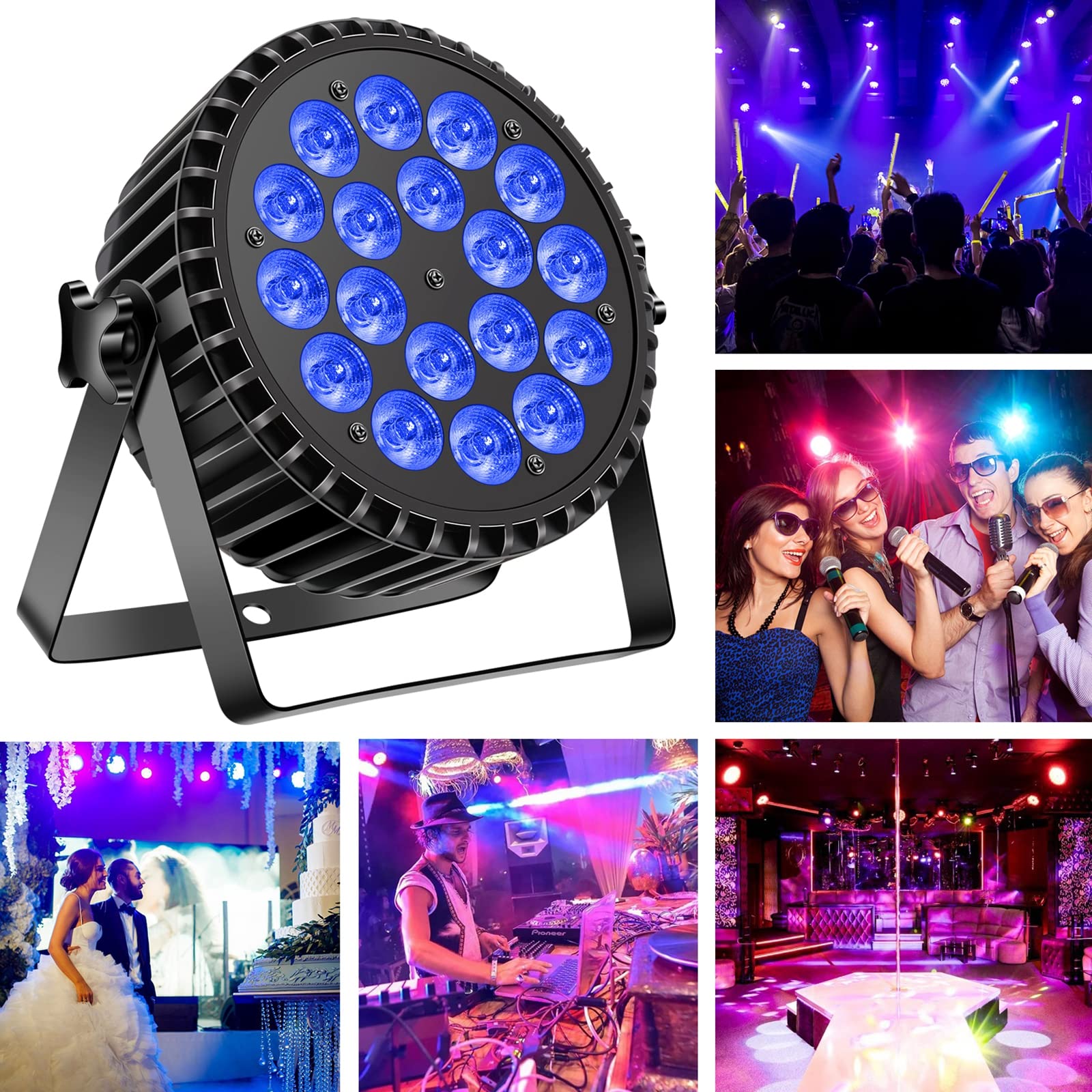 U`King 2 Packs of 9.8 ft/3m DMX Cables, 3 Pin DMX Cable XLR DMX512 Male to Female Stage Lighting Signal Cable Widely Used for Stage and DJ Lighting Connection
