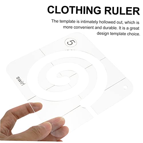 CORHAD 1pc Sewing Patch Ruler Transparent Ruler Quilting Frames for Hand Quilting Stencils for Quilting Cutting Table for Sewing Room Quilting Machine Domestic Acrylic Cloth Ruler Pattern