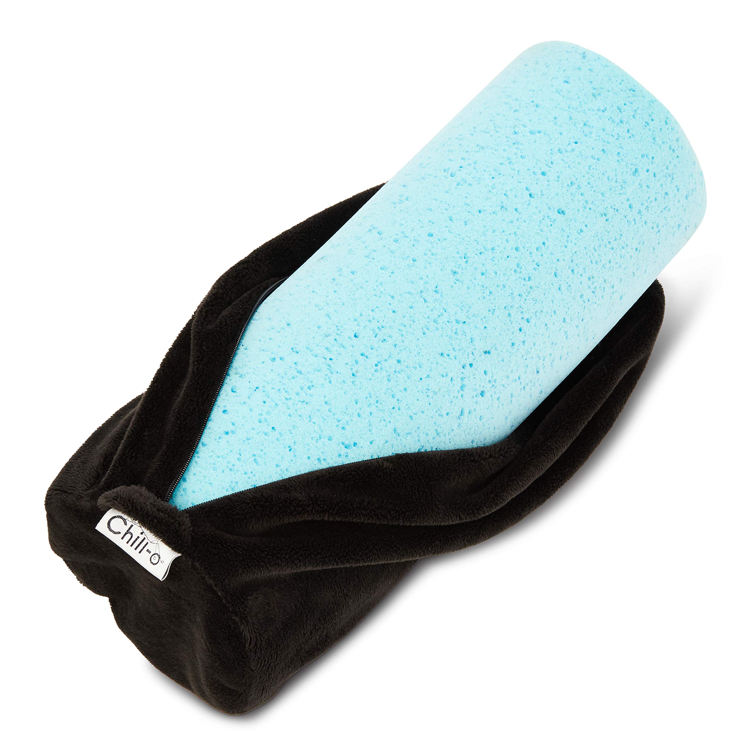 Chill-o Lumbar Support Pillow Roll for Lower Back, Neck, and Legs - Use in Chair, Car Seat, Bed, Office Chair (Can Reduce Back Pain and Strain) Removable Strap Allows for Many Uses - Great Gift