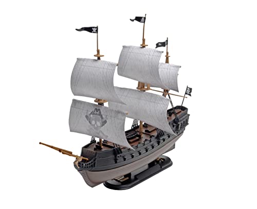 Revell 85-1237 Black Diamond Pirate Ship Kit 1:350 Scale Easy-Click-System 26-Piece Skill Level 2 Plastic Model Building Kit