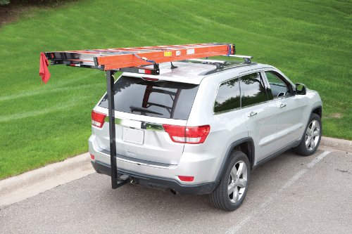 Tricam SLE-1/SKLE-350 2 in 1 E-Z Hitch Mounted Load Extender, 350-Pound Capacity, Black Finish