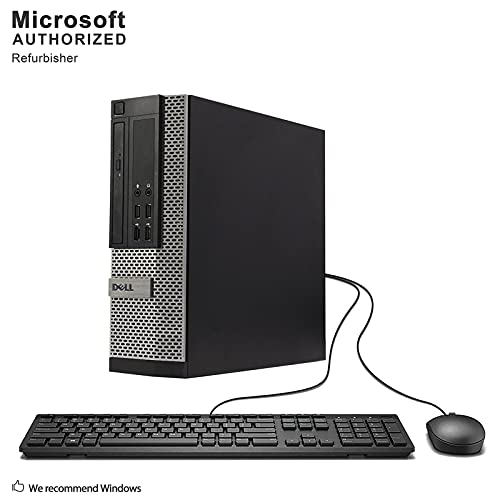 Dell Optiplex 9020 SFF Computer Desktop PC, Intel Core i5 Processor, 16 GB Ram, 2 TB Hard Drive, WiFi, Bluetooth 4.0, DVD-RW, Dual 19 inch LCD Monitors Windows 10 Pro (Renewed)