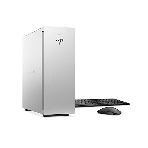 HP Envy Desktop TE02-0250xt Home & Business Desktop (Intel i7-12700 12-Core, 16GB RAM, 128GB PCIe SSD + 1TB HDD (3.5), GeForce RTX 3060, WiFi, Bluetooth, HDMI, Win 11 Home) Refurbished (Renewed)
